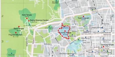 Pekin / Beijing mapa - mapy Pekin / Beijing (Chiny)